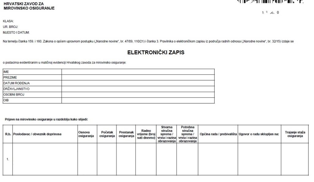 E-radna knjižica: što je, čemu služi, kako izvaditi E-radnu knjižicu ...